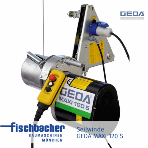 GEDA MAXI 120 S Seilaufzug bei Fischbacher in München mieten